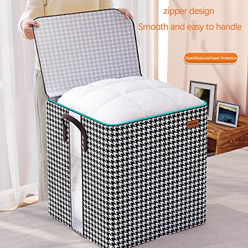 3 PCS Large Capacity Clothes Storage Bag Organizer Clothes Storage Bag Wardrobe Sorting Storage Box 180L/140L/100L