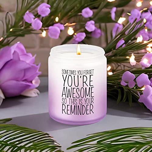 GSPY Vanilla Scented Candles - Thank You Gifts, Appreciation Gifts for Women, Men - Teacher Gifts, Nurse Gifts, Graduation Gifts - Funny Birthday Gifts for Mom, Friend, Coworker, Sister, Her