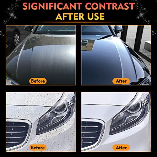 Car Ceramic Coating Spray, 2 Pack Car Wax Polish Spray, Professional Car Scratch Nano Repair Spray Polish and Polymer Paint Sealant Protection, Fast Car Detailing Kit Fine Scratch Repair Maximum Gloss