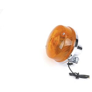 qlycfpoby rear turn signal single filament w/lens fits kz h1 23040-029