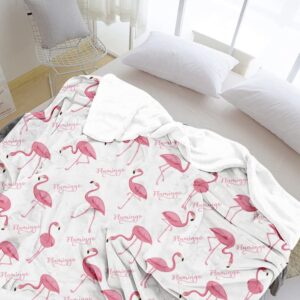 WEALLIN Flamingo Gifts Flamingo Blanket, Flamingo Gifts for Women, Flamingo Gifts for Girls, Soft Blanket for Children's Day Gift, Birthday Gift Pink Gifts for Women Flamingo Decor 60 X 80 Inch