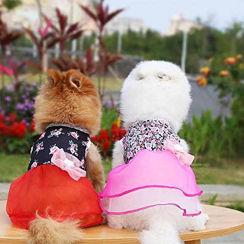 Clothes for Dogs Chihuahua Pet Dresses Spring and Summer Pet Cothes Spring and Summer Cute Pet Supplies Dog Clothes for Medium Dogs