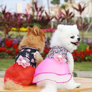 Clothes for Dogs Chihuahua Pet Dresses Spring and Summer Pet Cothes Spring and Summer Cute Pet Supplies Dog Clothes for Medium Dogs