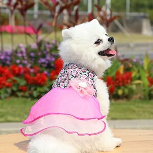 Clothes for Dogs Chihuahua Pet Dresses Spring and Summer Pet Cothes Spring and Summer Cute Pet Supplies Dog Clothes for Medium Dogs