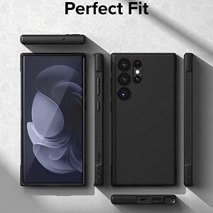 Ringke Onyx [Feels Good in The Hand] Compatible with Samsung Galaxy S23 Ultra Case, Anti-Fingerprint Technology Prevents Oily Smudges Non-Slip Enhanced Grip Precise Cutouts for Camera - Black