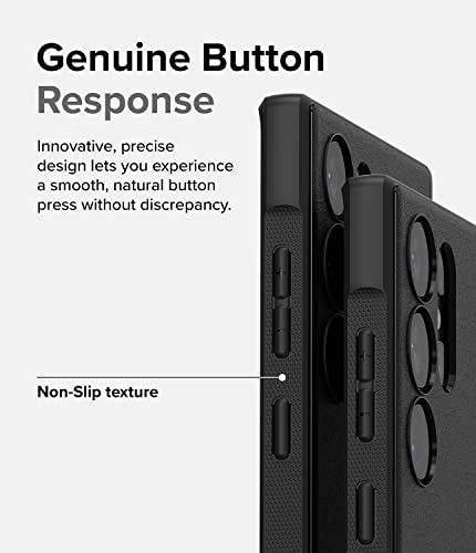 Ringke Onyx [Feels Good in The Hand] Compatible with Samsung Galaxy S23 Ultra Case, Anti-Fingerprint Technology Prevents Oily Smudges Non-Slip Enhanced Grip Precise Cutouts for Camera - Black