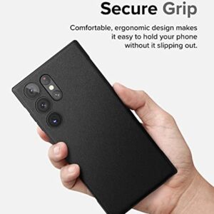 Ringke Onyx [Feels Good in The Hand] Compatible with Samsung Galaxy S23 Ultra Case, Anti-Fingerprint Technology Prevents Oily Smudges Non-Slip Enhanced Grip Precise Cutouts for Camera - Black