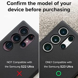 Ringke Onyx [Feels Good in The Hand] Compatible with Samsung Galaxy S23 Ultra Case, Anti-Fingerprint Technology Prevents Oily Smudges Non-Slip Enhanced Grip Precise Cutouts for Camera - Black