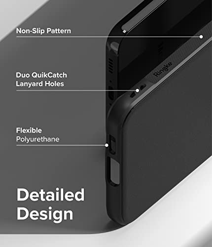 Ringke Onyx [Feels Good in The Hand] Compatible with Samsung Galaxy S23 Case, Anti-Fingerprint Technology Prevents Oily Smudges Non-Slip Enhanced Grip Precise Cutouts for Camera - Black