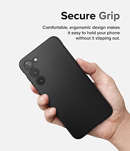 Ringke Onyx [Feels Good in The Hand] Compatible with Samsung Galaxy S23 Case, Anti-Fingerprint Technology Prevents Oily Smudges Non-Slip Enhanced Grip Precise Cutouts for Camera - Black