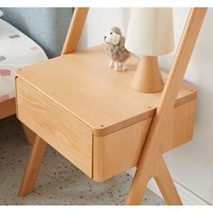 FFNUM Bedside Table Locker Wood Bedside Table Simple Living Room Coffee Table Bedroom Bedside Table Locker Shelf Height 28.97 Inches Night Stand