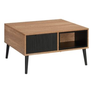 Sauder Ambleside Engineered Wood/Metal Lift-Top Coffee Table in Serene Walnut