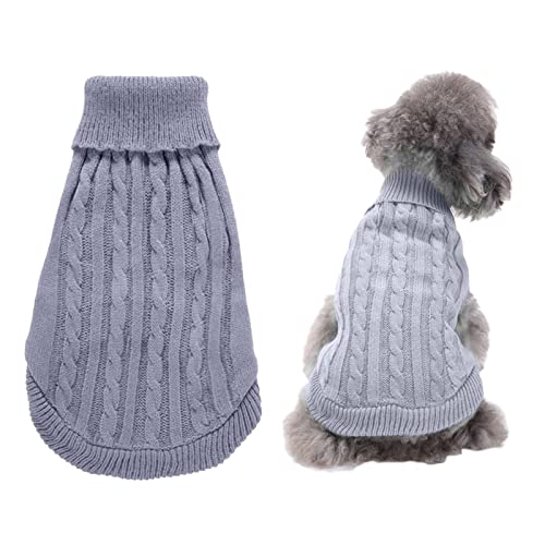 HonpraD Pet Clothes Cat Knitted Jumper Winter Warm Sweater Puppy Coat Dog Shirt for Small Dogs Girl Jacket Custume Chihuahua Coat Outfits