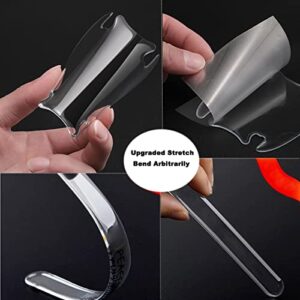 10 PCS Car Door Handle Scratch Protector,Universal Waterproof Anti-Scratch Car Door Rear View Mirror Protector Accessories Transparent