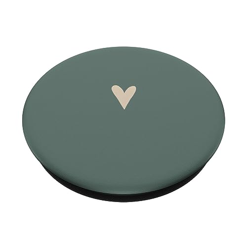 Beige / Sand / Tan Cute Heart Love Romantic Heart PopSockets Standard PopGrip