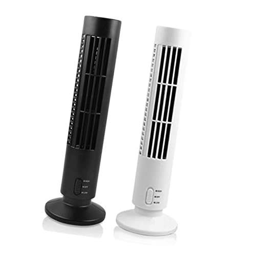 FAVOMOTO small USB fan rechargeable fan small pocket fan Portable Tower Fan Cold Air Fan USB hand fan Oscillating fan dorm fan rechargeable an Portable Cooling fan Gift white travel mini