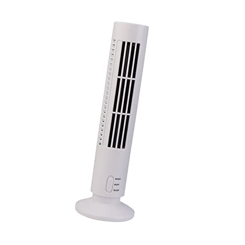 FAVOMOTO small USB fan rechargeable fan small pocket fan Portable Tower Fan Cold Air Fan USB hand fan Oscillating fan dorm fan rechargeable an Portable Cooling fan Gift white travel mini