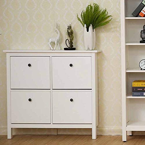 N/A Fashion Home Shoe Cabinet Solid Wood His Doumen Hall Cabinet Simplified Mail Delivery (Color : OneColor)