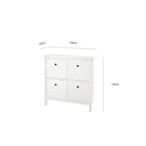 N/A Fashion Home Shoe Cabinet Solid Wood His Doumen Hall Cabinet Simplified Mail Delivery (Color : OneColor)