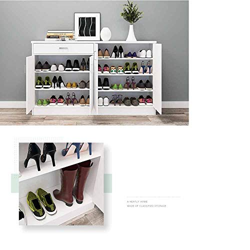 N/A Door Storage Small Shoe Cabinet Simple Assembly Economical Space-Saving Home Shoe Rack Simple (Color : Model A)