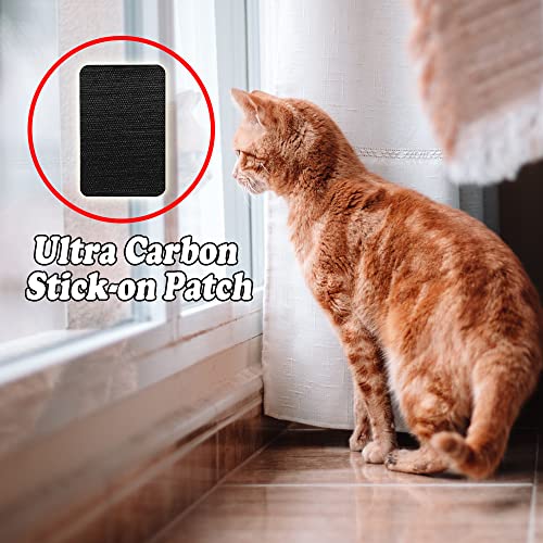 KLC Cat Box Deodorizer | Ultra Carbon Patch | 2 - Pack | Cat Litter Box Odor Eliminator | Cat Litter Odor Absorber | Litter Box Deodorizer | Cat Litter Box Area Odor Freshener | Charcoal Air Freshener