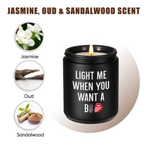 GSPY Candles for Him, Naughty Gifts, Funny Gifts for Men, Gifts for Him, Husband Gifts from Wife - Funny Anniversary, Sweetest Day, Birthday Gifts for Husband, Boyfriend, Fiance, Gay Husband