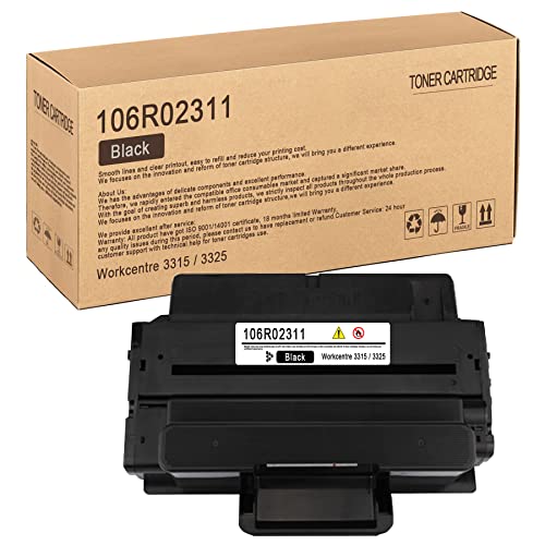 WorkCentre 3315 / 3325 Black High Capacity Toner Cartridge (1-Pack) - Doen Compatible 106R02311 Toner Cartridge Replacement for Xerox 3315 3315DN 3325 3325DN 3325DNI Printer