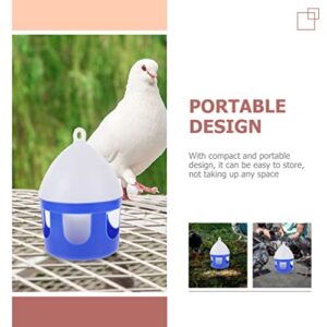 PATKAW 2 Pcs Pigeon Water Feeder Pet Drinker Dispenser Water Pot Container Automatic Bird Feeders Water Dispenser for Pet Parrot Sparrow 2L