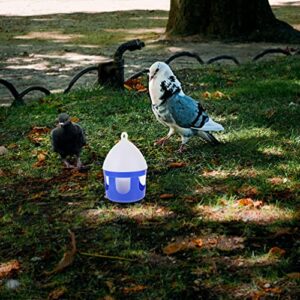 PATKAW 2 Pcs Pigeon Water Feeder Pet Drinker Dispenser Water Pot Container Automatic Bird Feeders Water Dispenser for Pet Parrot Sparrow 2L