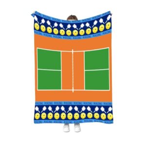 ewan pickleball throw blanket pickleball fields blankets pickleball court sherpa fleece blanket sport gifts for pickleball coach pickleball player pickleball lover