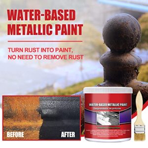 ZUICC Fractionk Water-Based Metal Rust Remover,Multi Purpose Anti-Rust Rust Remover Repair Protect,Car Chassis Rust Converter,Rust Remover for Metal,Multifunctional Car Metallic Paint,Anti-Rust Paint