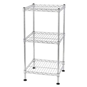 koieceta 3-tier steel wire shelving tower