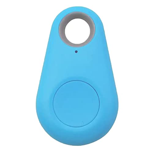 1 Pieces Smart Trackable Key Finders! Pet Locator Keychains GPS Tracking Devices! Bluetooth Smartphone Keychain Alarms! Anti-Lost Tag Alarms for Kids Pets Cats Dogs Backpacks! (Blue)