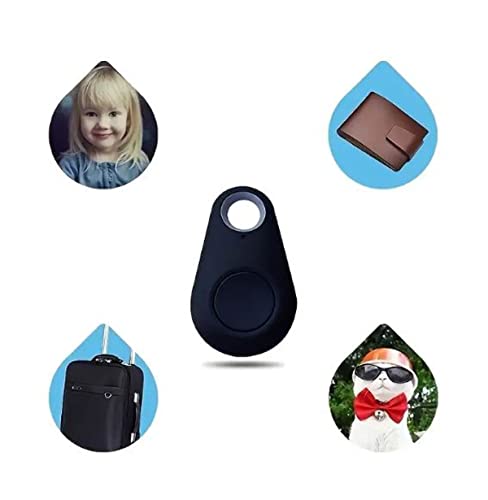 1 Pieces Smart Trackable Key Finders! Pet Locator Keychains GPS Tracking Devices! Bluetooth Smartphone Keychain Alarms! Anti-Lost Tag Alarms for Kids Pets Cats Dogs Backpacks! (Blue)