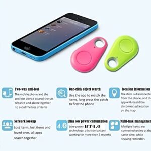 1 Pieces Smart Trackable Key Finders! Pet Locator Keychains GPS Tracking Devices! Bluetooth Smartphone Keychain Alarms! Anti-Lost Tag Alarms for Kids Pets Cats Dogs Backpacks! (Blue)