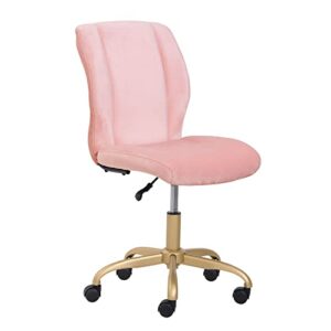 zlxdp adjustable swivel task chair plush velvet office chair