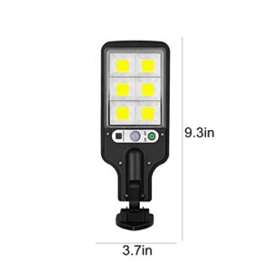 Solar Street Light Solar LED Outdoor Light IP65 Waterproof Street Light, Dusk to Da-wn with LED Light Outdoor Solar Street Light for Square, Yard and Parking & Garden