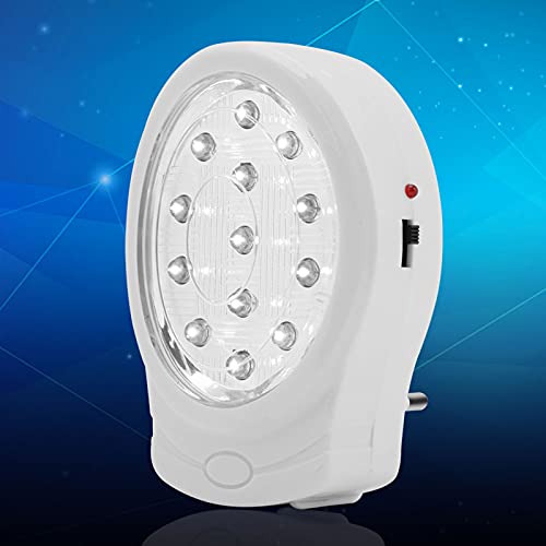 Rechargeable Emergency Light, 2W Rechargeable Plug in Emergency Lights AC 110-240V Plug-in Night Light Multi-Function Power Failure Flashlights Lighting Sensor Night Light