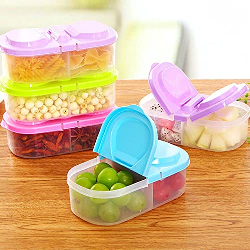 Ke1Clo Food Storage Containers for Fridge Fruit Container with Lids, Fruit and Vegetable Storage Box, Bread Storage Container, BPA Free, Suitable for Fridge Kitchen 1pc