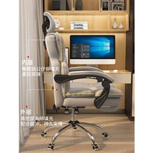 ZLXDP Computer Chair Home Boys and Girls Can Adjust The Live Gaming Chair Boss Chair Lazy Swivel Office Chair