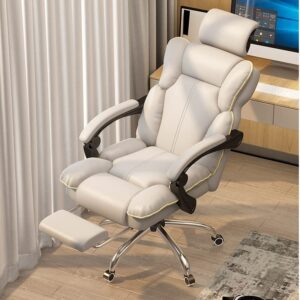 ZLXDP Computer Chair Home Boys and Girls Can Adjust The Live Gaming Chair Boss Chair Lazy Swivel Office Chair