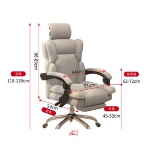 ZLXDP Computer Chair Home Boys and Girls Can Adjust The Live Gaming Chair Boss Chair Lazy Swivel Office Chair