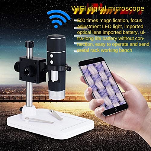 TFIIEXFL Handheld 1000X Microscope 1080P Digital for Microscope Mobile Phone Computer Repair with Bracket Microscope