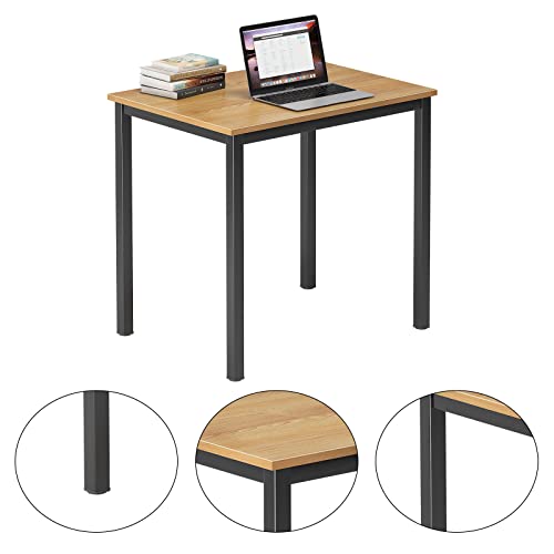 DlandHome Small Computer Desk for Home Office Table Writing Table for Small Spaces Study Table Laptop Desk 31.5x23.6 Inch