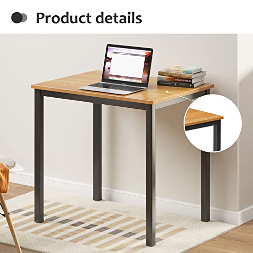 DlandHome Small Computer Desk for Home Office Table Writing Table for Small Spaces Study Table Laptop Desk 31.5x23.6 Inch