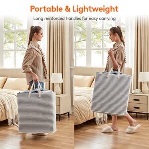 Lifewit 2 Pack 72L Laundry Hamper Pop Up Basket and 100L Clothes Hamper with Removable Bag