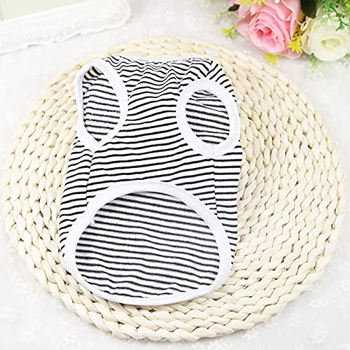 Dog Harnest for Large Dogs Male Shirts with 6 Pet Striped Colorful Dog Apparel T Striped Striped Pet Vest Dog Shirts Puppy Shirts Pet Clothes