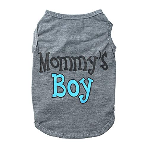 Chihuahua Girl Puppy Clothes Spring Summer Dog Clothes Dog Son Pet Mom Vest Stretchy T-Shirts Soft Shirts Sleeveless Apparel Pet Clothes