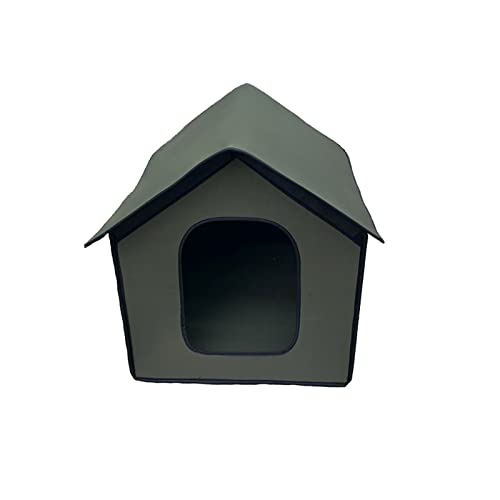 WXBDD Foldable Large Pet House EVA Waterproof Outdoor Cat Kennel Nest with Inner Pad Pet Shelter Portable Tent ( Color : E )