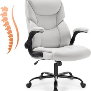 Office Chair, Ergonomic Chair with Retractable Footrest & Lumbar Support, High Back Mesh Computer Chair with 3D Armrest and and Tilt Function, Backrest and Headrest,Gaming Chair